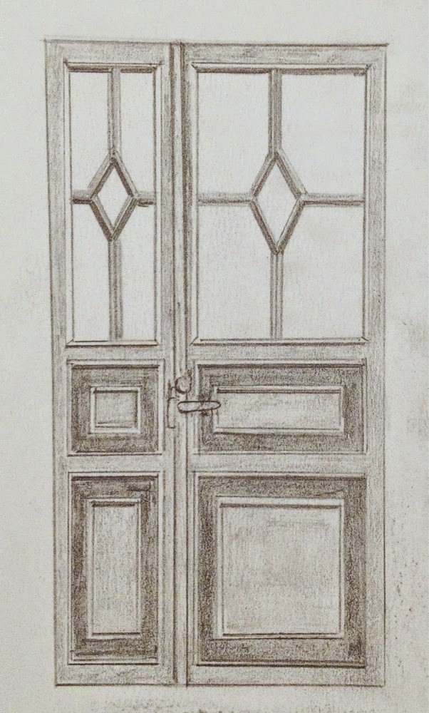 Helmipaneelia: Ulko-ovi