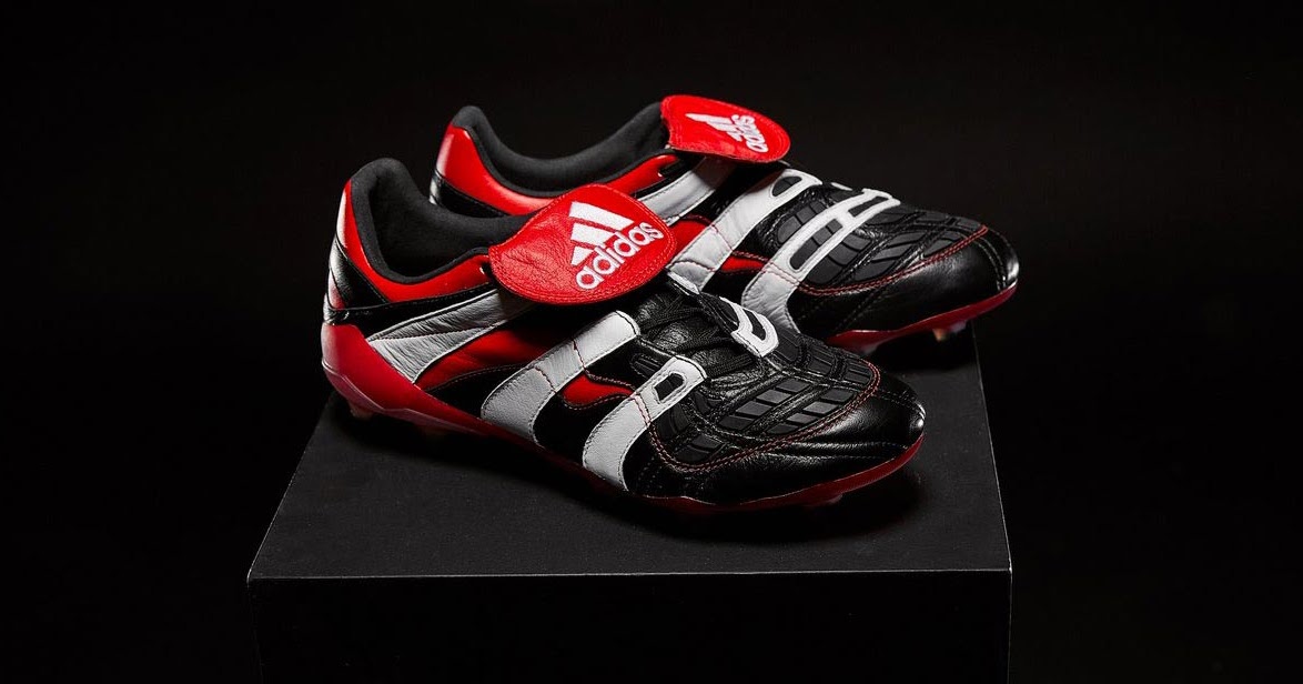 Black / White / Red Adidas Predator Accelerator 2018 Remake Boots ...