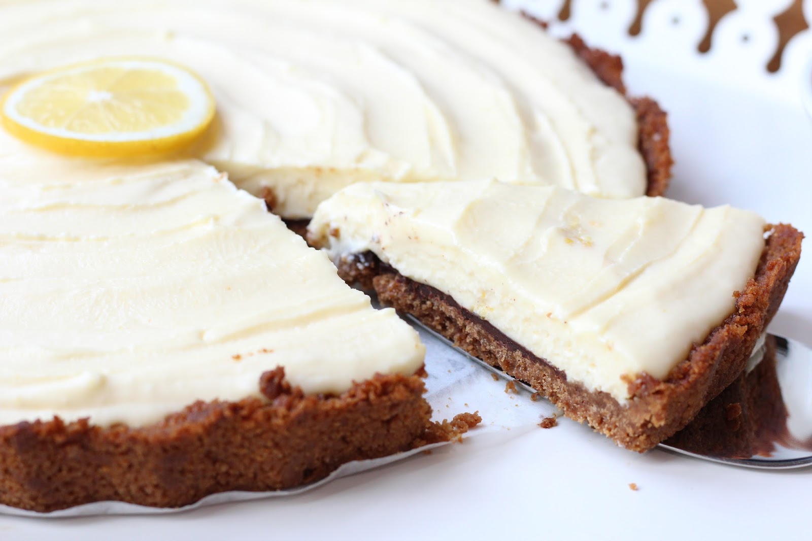 Honey Bee Sweets: Ginger Tart with Lemon Mascarpone Cheese Tart