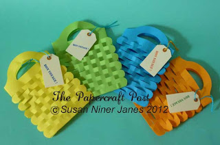 The Papercraft Post: Paper String Bags