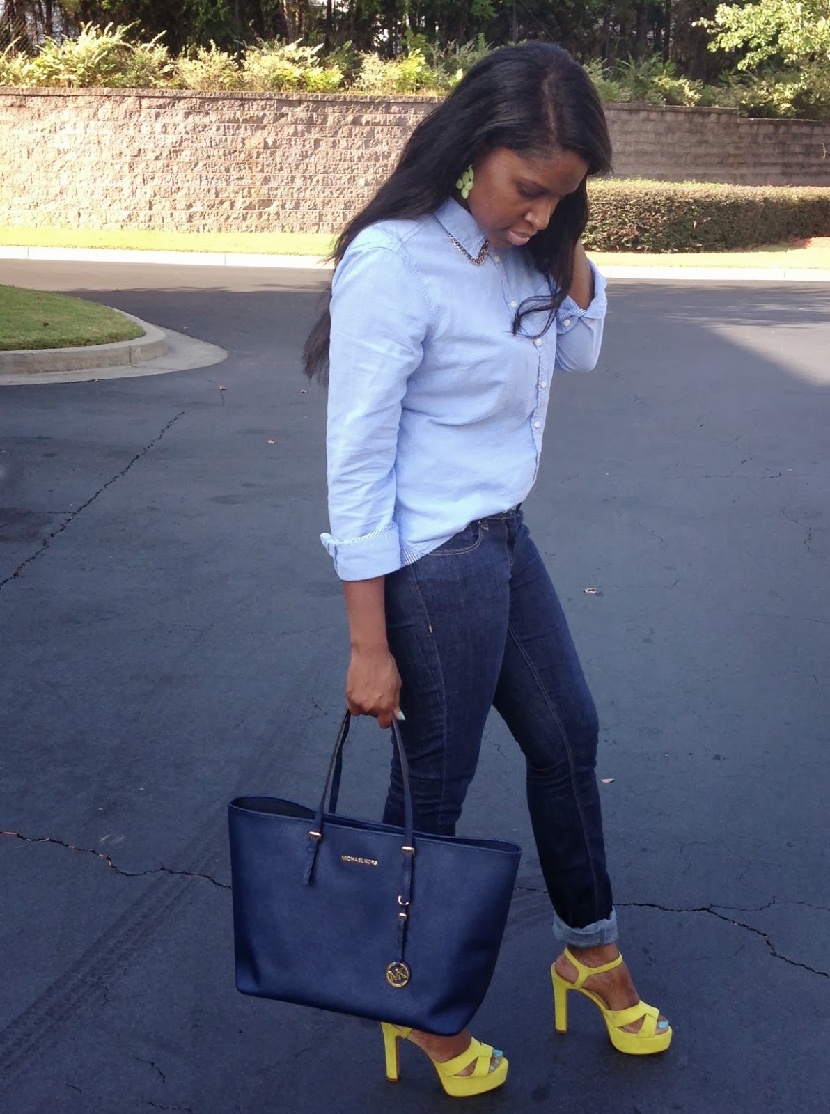 Chic Pantry: DENIM & NEON