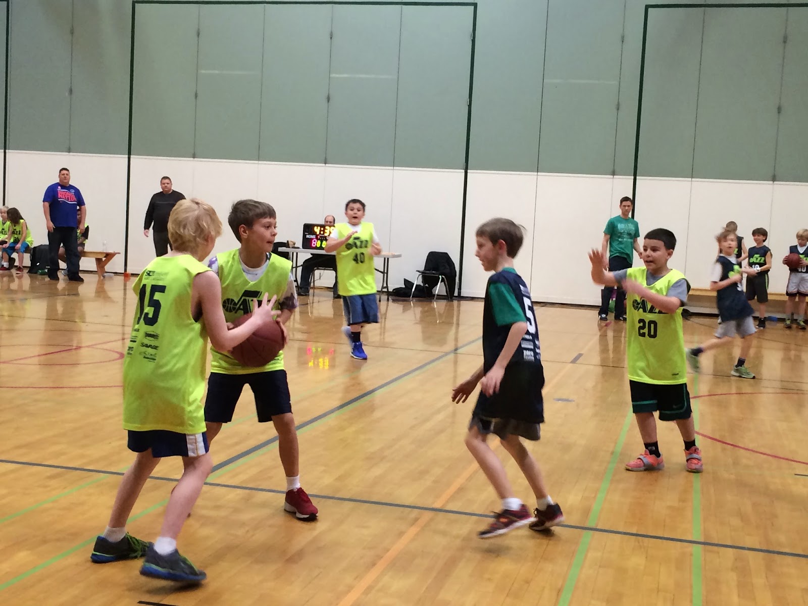 The World Of Woodbury: Ethan's Junior Jazz Basketball