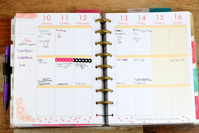 How to Use a Happy Planner As a Blog Planner - Everything Pretty