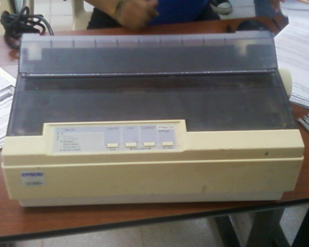 COMPONENTES DE HARDWARE: IMPRESORAS DE IMPACTO