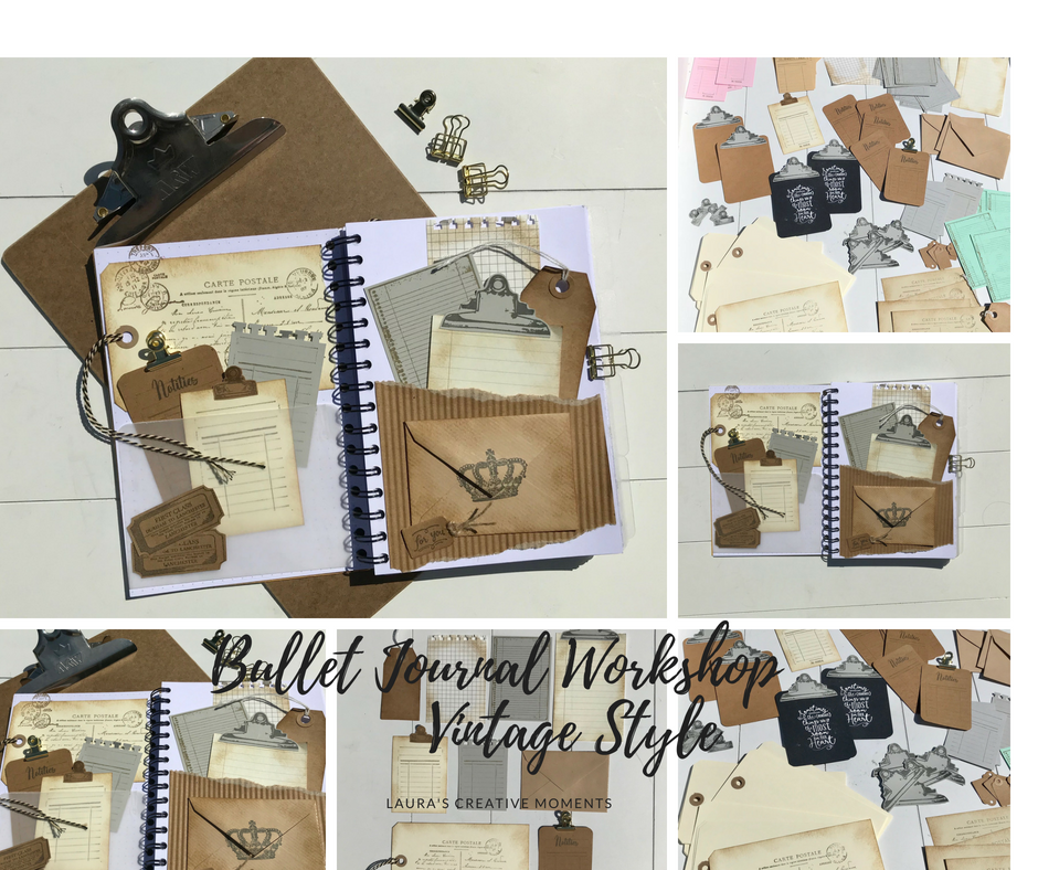 Laura's Creative Moments: BULLET JOURNALING VINTAGE STYLE