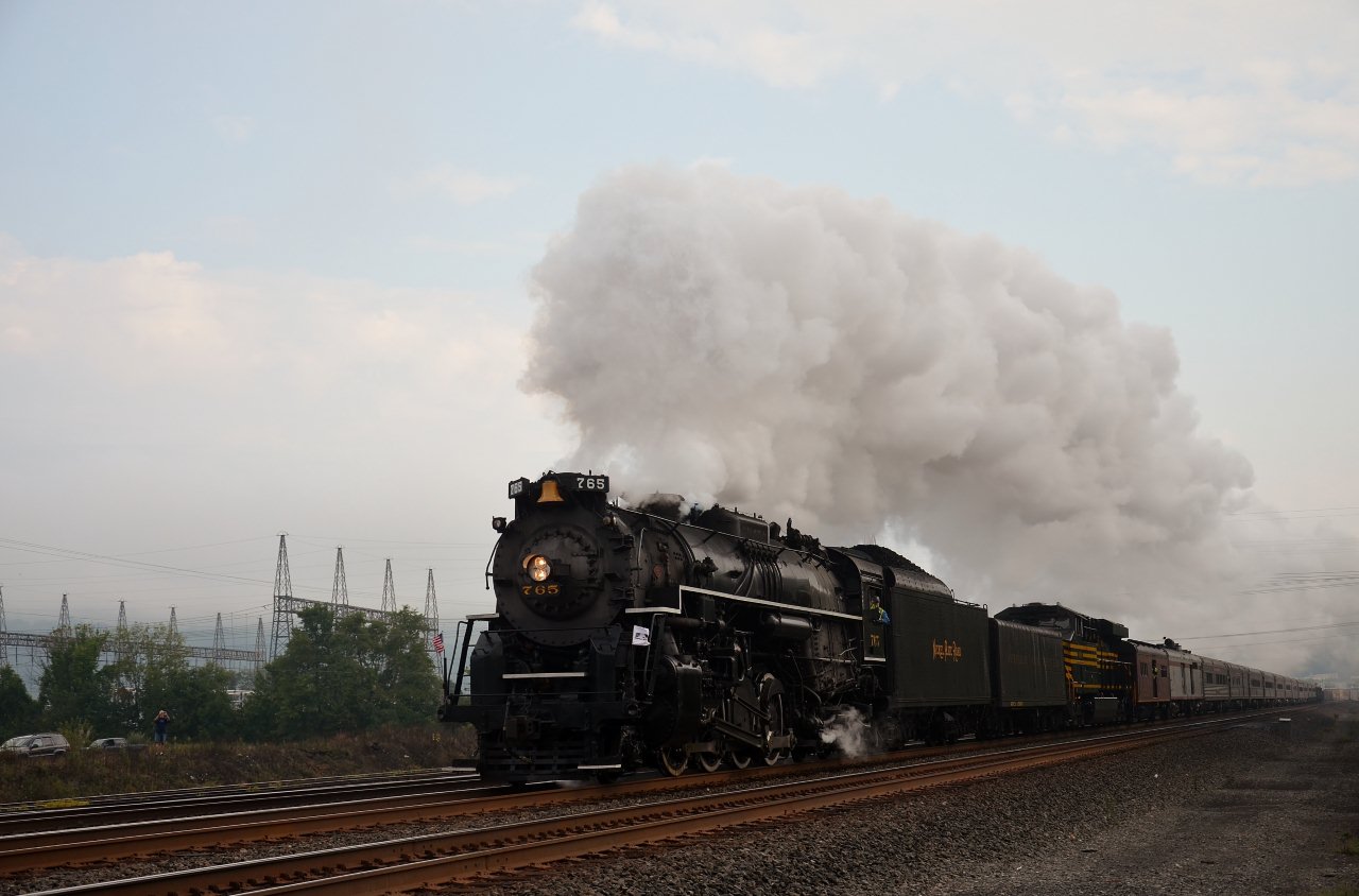 The Big Little Railroad Shop: NKP 765 Storming West from Harrisburg on ...