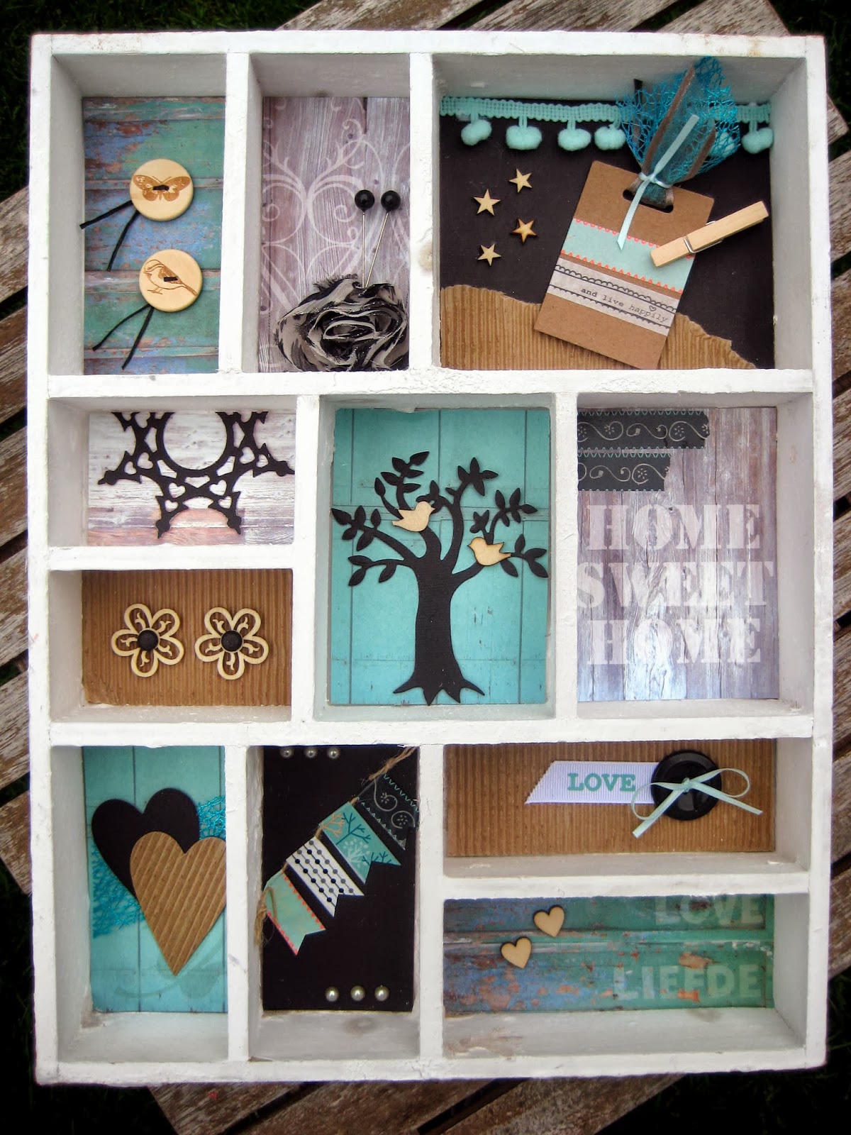 Crea-spul van Colien: Workshops tbv Ad6 2014, Letterbak