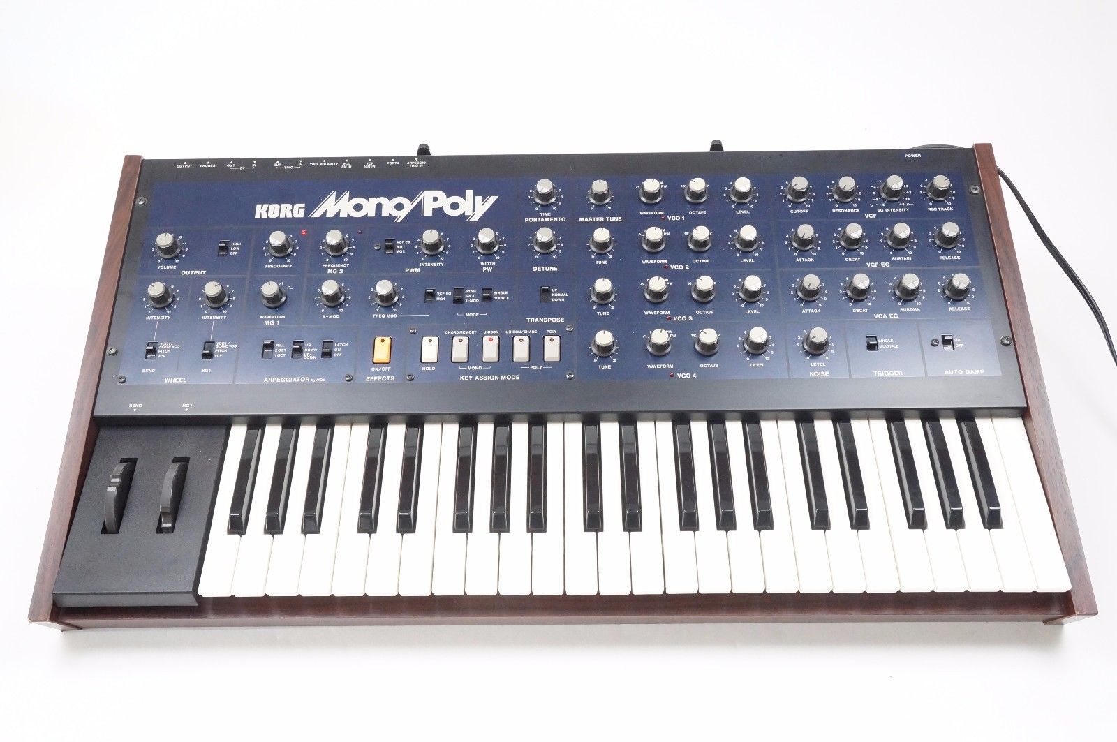 MATRIXSYNTH: KORG MONOPOLY Model MP-4 Vintage Analog Synthesizer SN 377145