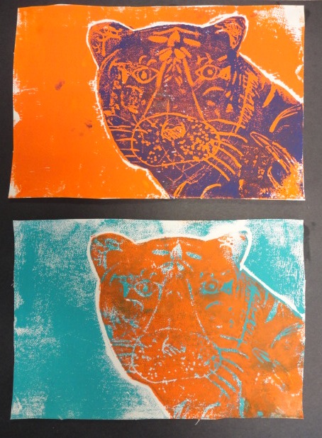 Thomas Elementary Art: 4th Grade Reduction Prints