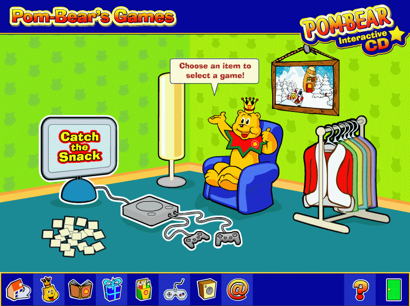 Werbespiel Archiv: Pom-Bear Interactive CD