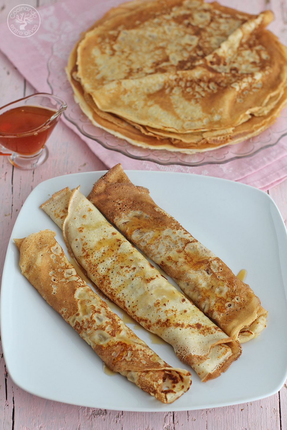 Filloas de leche. Receta paso a paso - Cocinando Entre Olivos