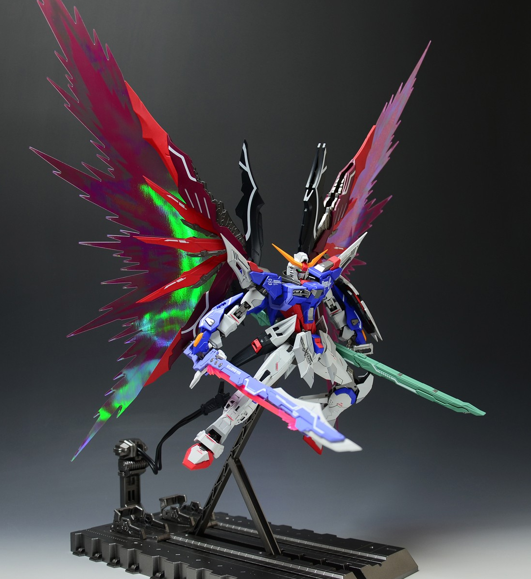 GUNDAM GUY: MG 1/100 Destiny Gundam [Metal Build Colors] - Painted Build