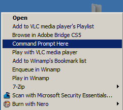 WeB LoG'S JuUiER: Add the Command Prompt to the Windows Explorer in Windows 7