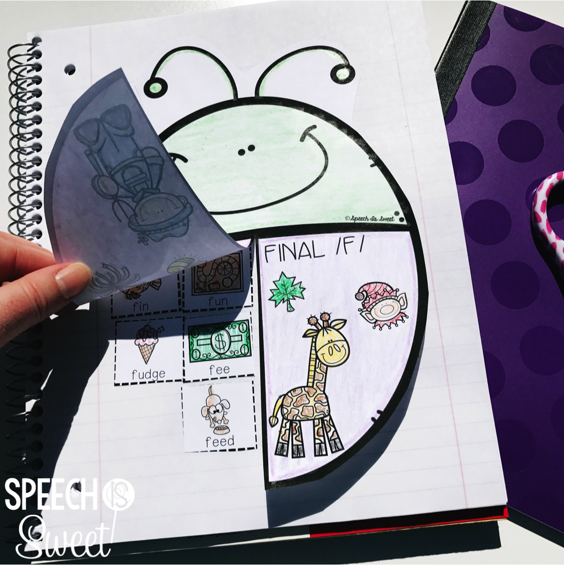 Bug Themed Speech Therapy - Speech is Sweet