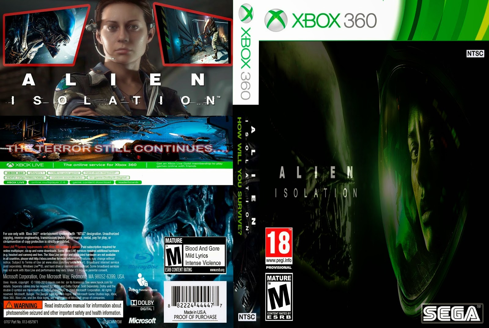 Alien Isolation - Xbox 360 | Ultra Capas