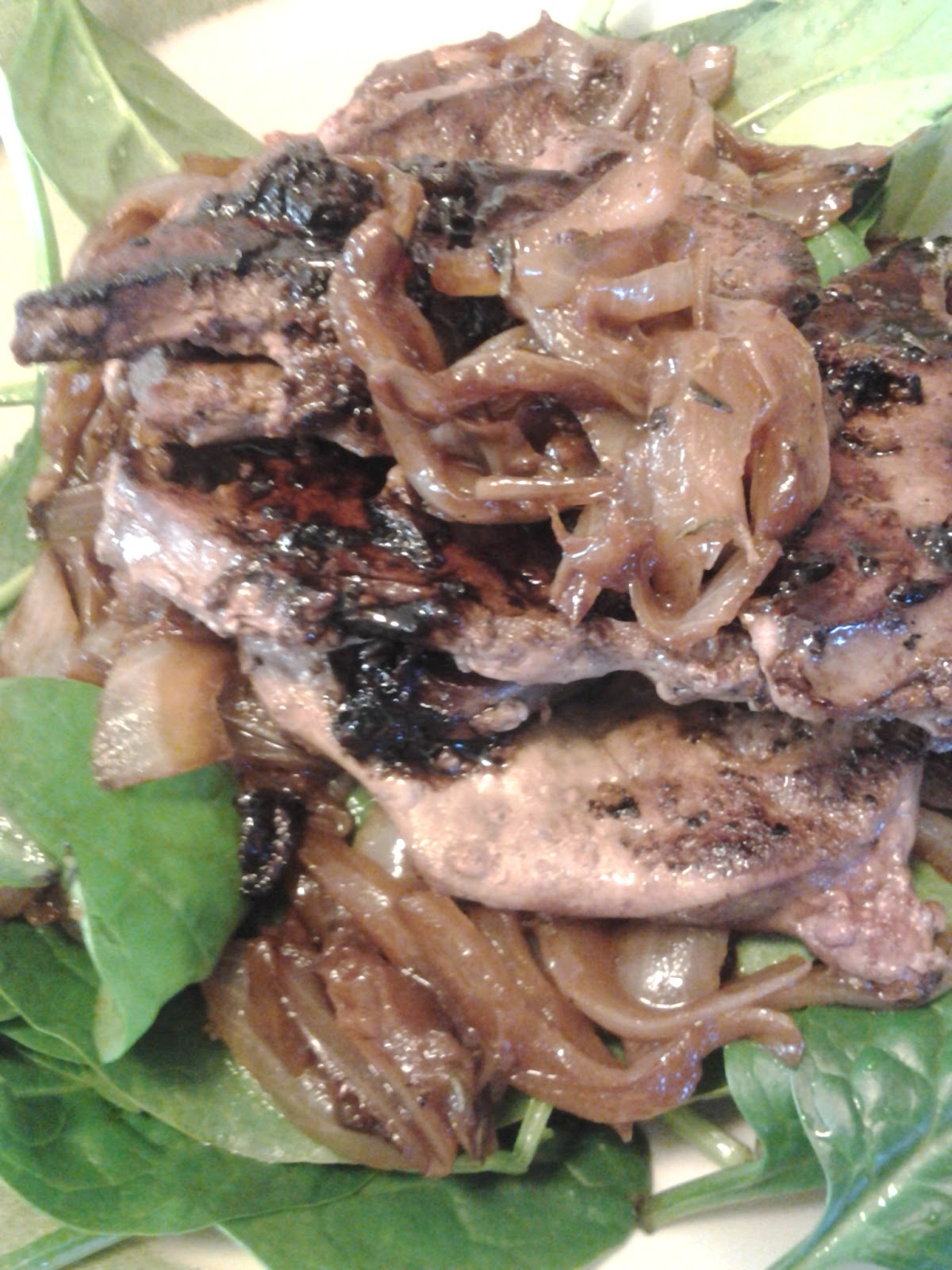 Adventures in Gluten Free, Healthy Real Food: Lamb Liver with Balsamic ...