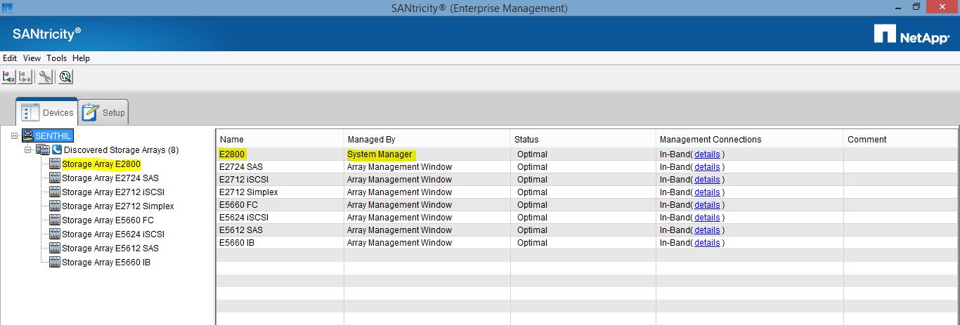 Remote Infrastructure Management Netapp Ef Series New Santricity System Manager