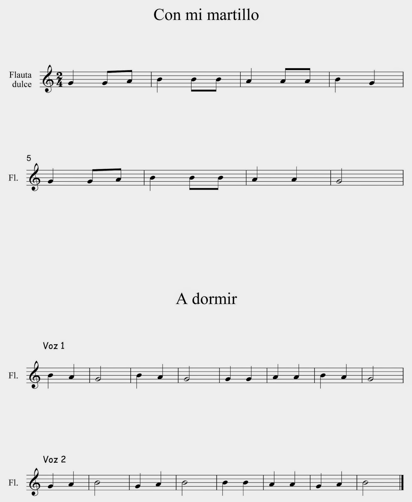 MusicaBabel: SI, LA, SOL en la flauta dulce