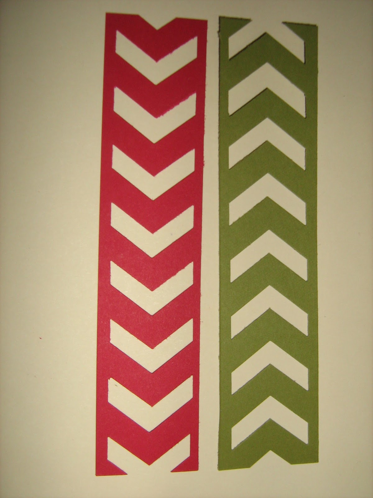 Sharon It With You: Weaving the Chevron punch strips