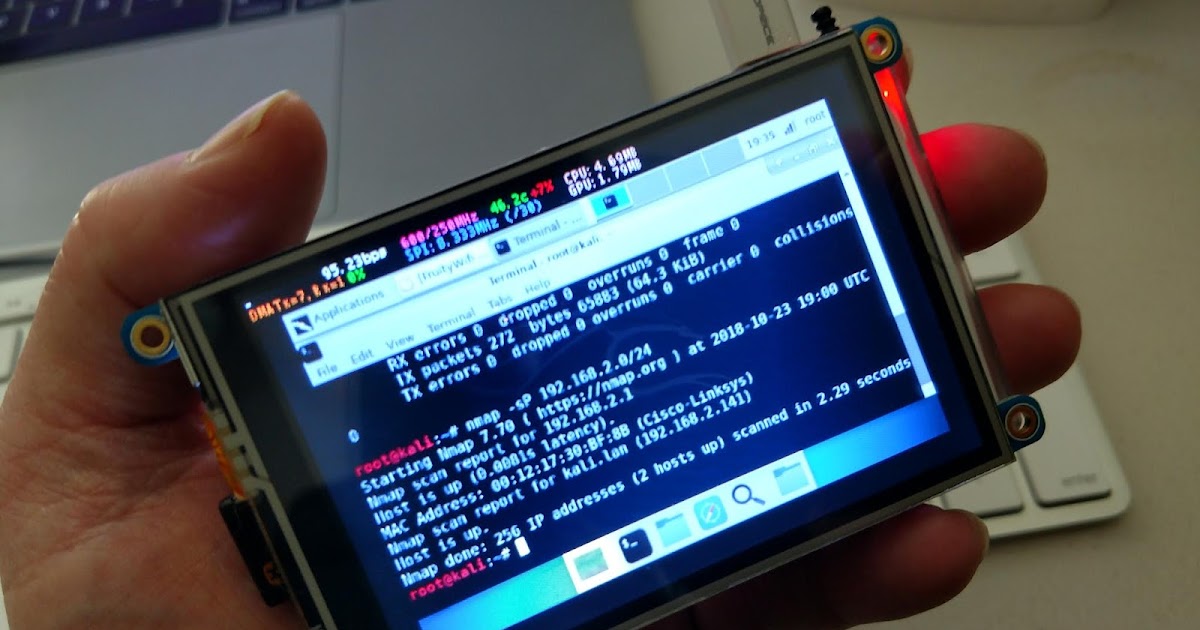 HiR Information Report: Small TFT displays for Kali on the Raspberry Pi