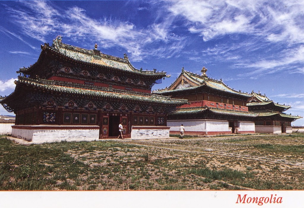 My postcard collection: Mongolia - Orkhon Valley Cultural Landscape