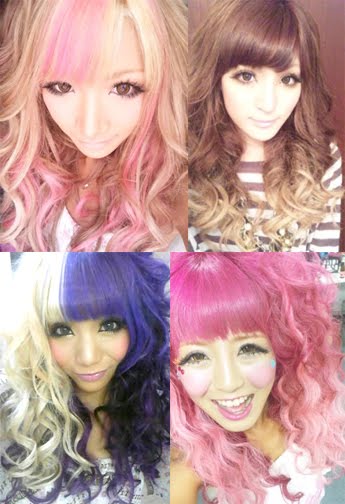 KiLaKiLa Glam: Gyaru hair color Ideas for me...