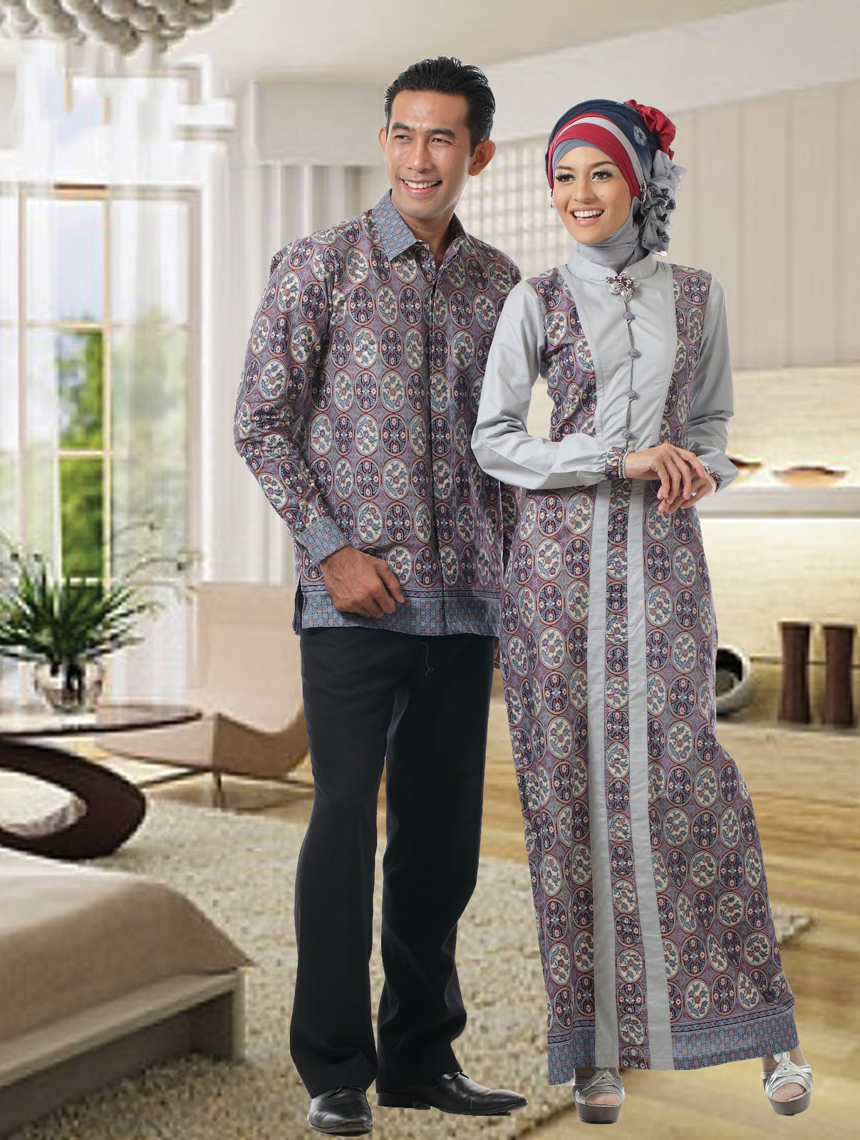 Batik Couple Keluarga Kombinasi 17 Elegant Couple Batik Outfit Ideas ...