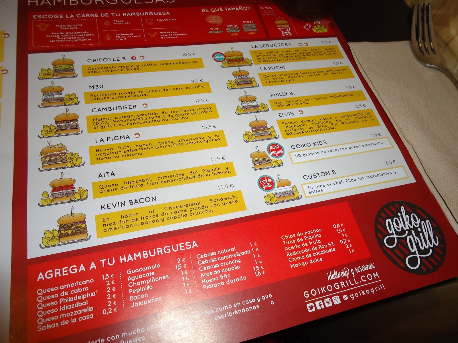 estera Mayordomo Cuatro precio postres goiko grill Gran engaño reforma ...