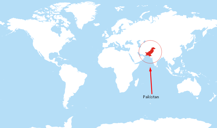 Detailed Map of Republic of Pakistan Pictures | Middle East Countries ...