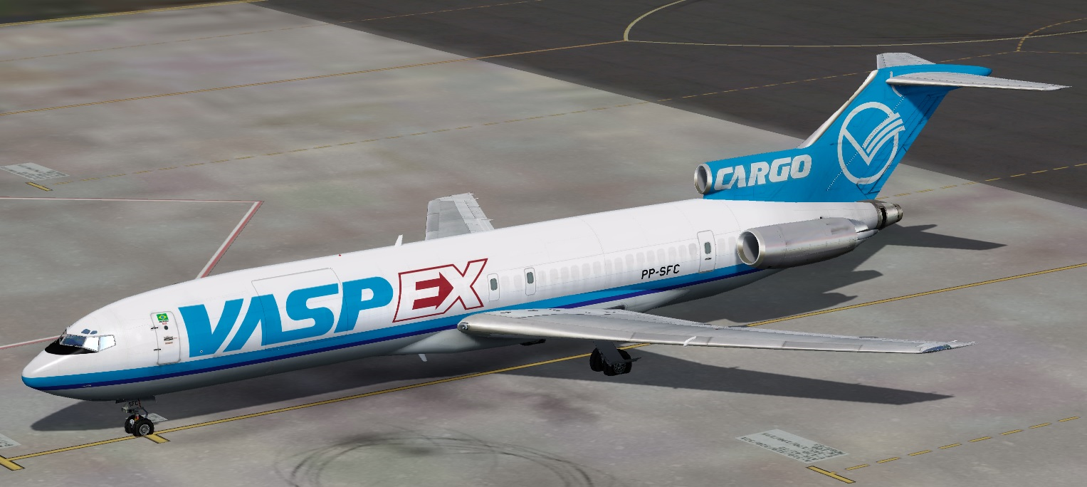 FSTexturas: [FSX/P3D]Captain Sim 727-200F VASPEX PP-SFC