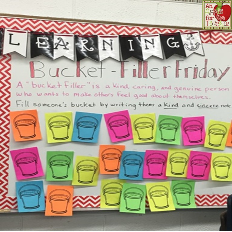 An Apple For The Teacher Help Your Students To Be Bucket Fillers FREEBIE An Apple For The Teacher Help Your Students To Be Bucket Fillers FREEBIE