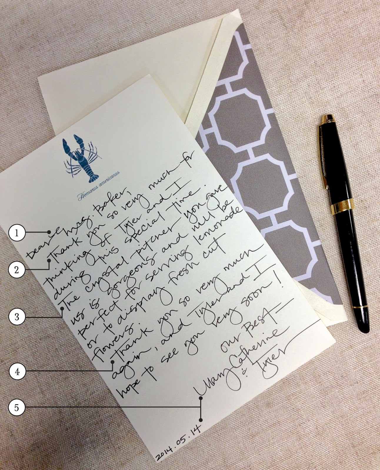 Quill Notes: The Perfect Thank You...