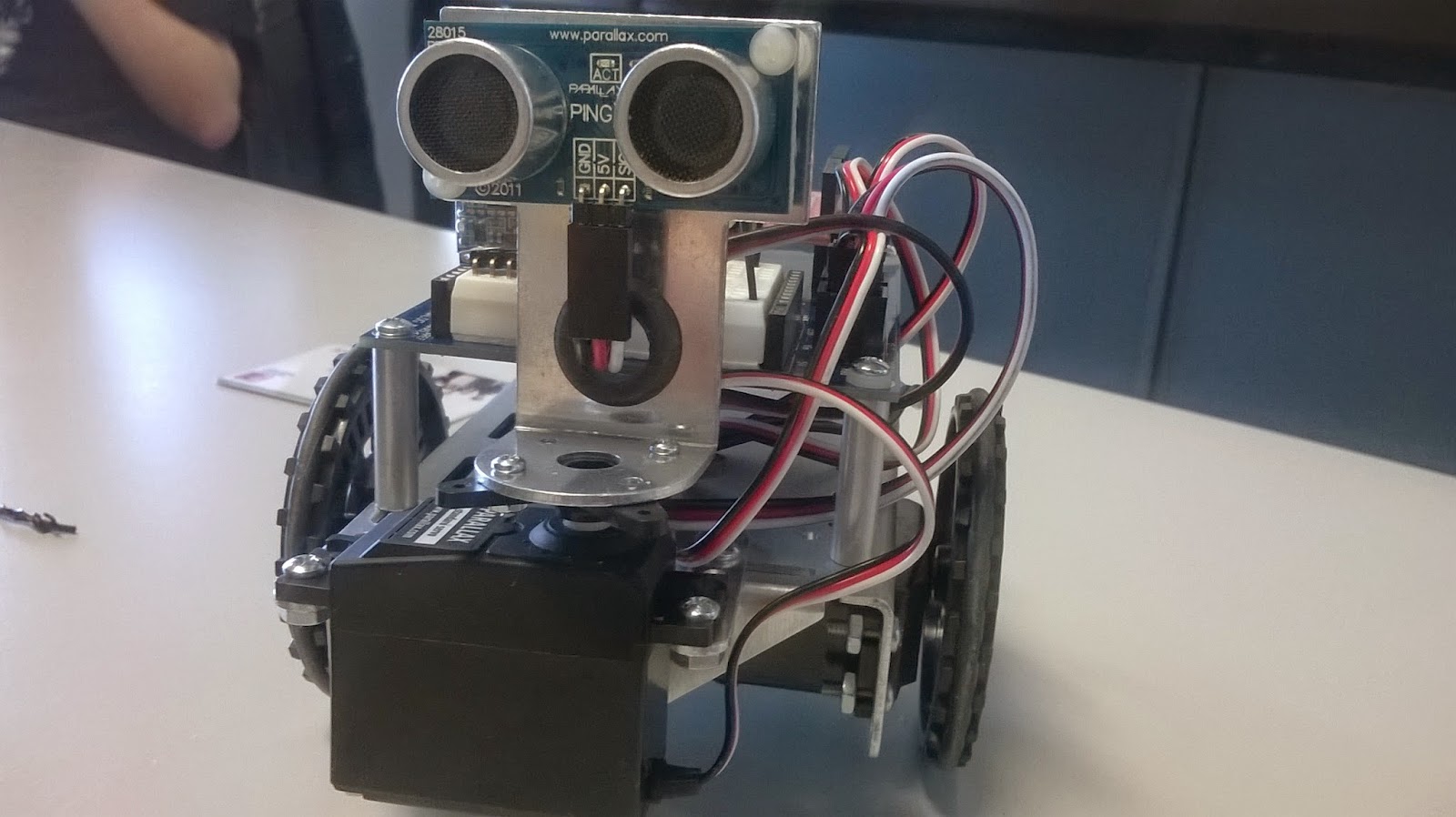 Creating Wall E Parallax Robot With Ping Sensor And App With