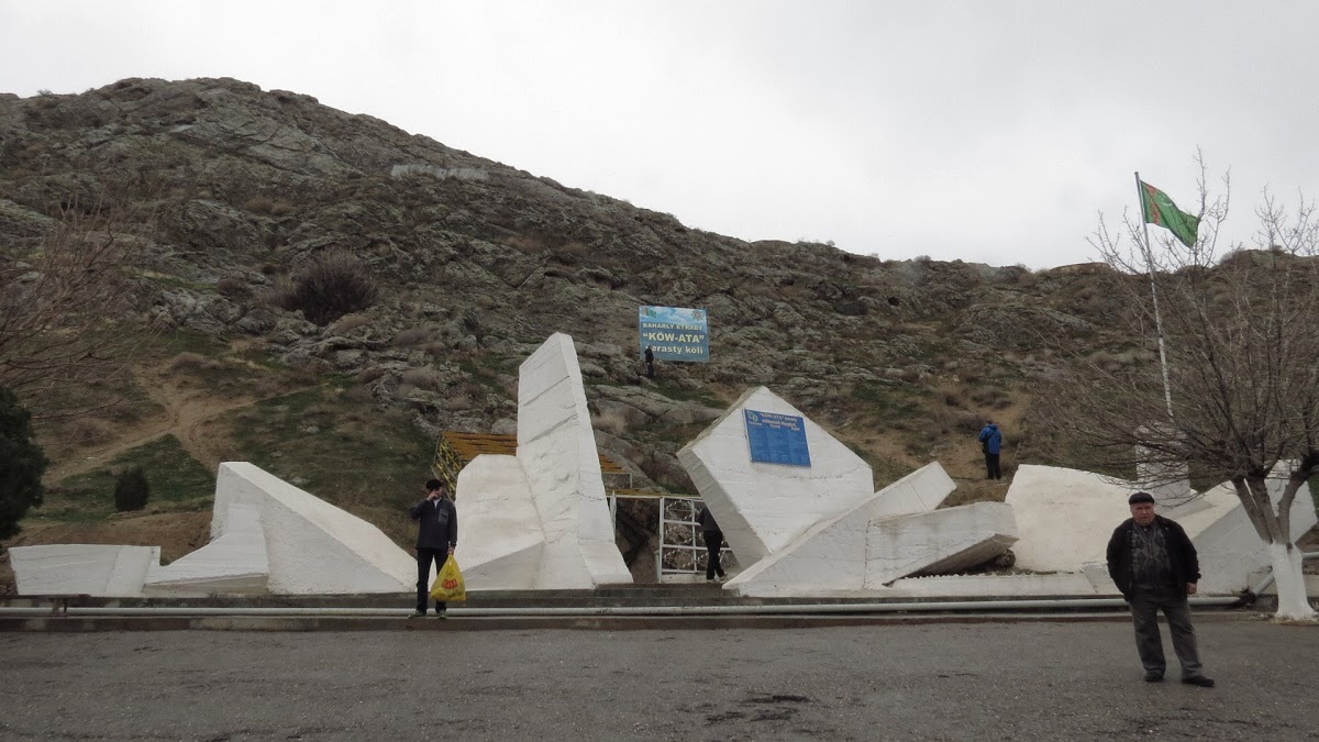 Burn Up the Road: Köw Ata Underground Lake, Turkmenistan