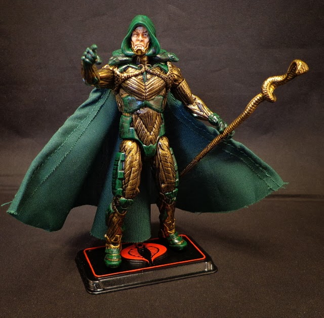 Stronox Custom Figures: GI Joe Serpentor with Cobra Throne