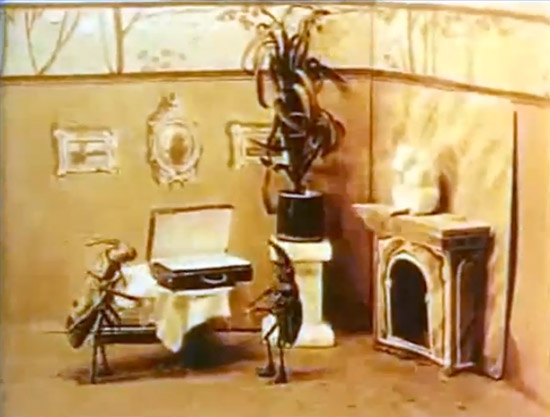 Gurney Journey: Early stop-motion with real insect characters