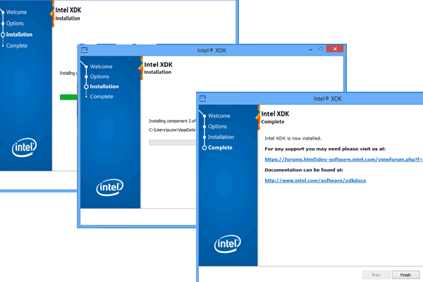 Getting Started First App Using The Intel® Xdk