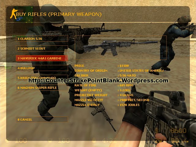 Counter Strike Skins: M4A1 CSO Camo for Counter Strike: Source