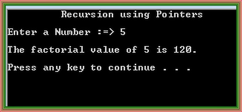 Free Programming Source Codes And Computer Programming Tutorials Factorial Of Numbers Using 1538