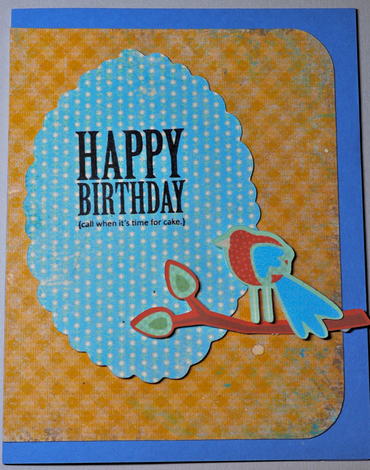 Froggie's Bloggies: Happy Birthday - call me when it is time for cake