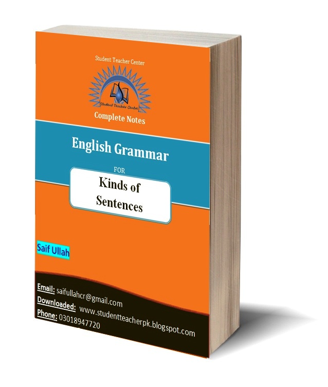 Kinds Of Sentences English Grammar Free E Book Kinds Of Sentences English Grammar Free E Book