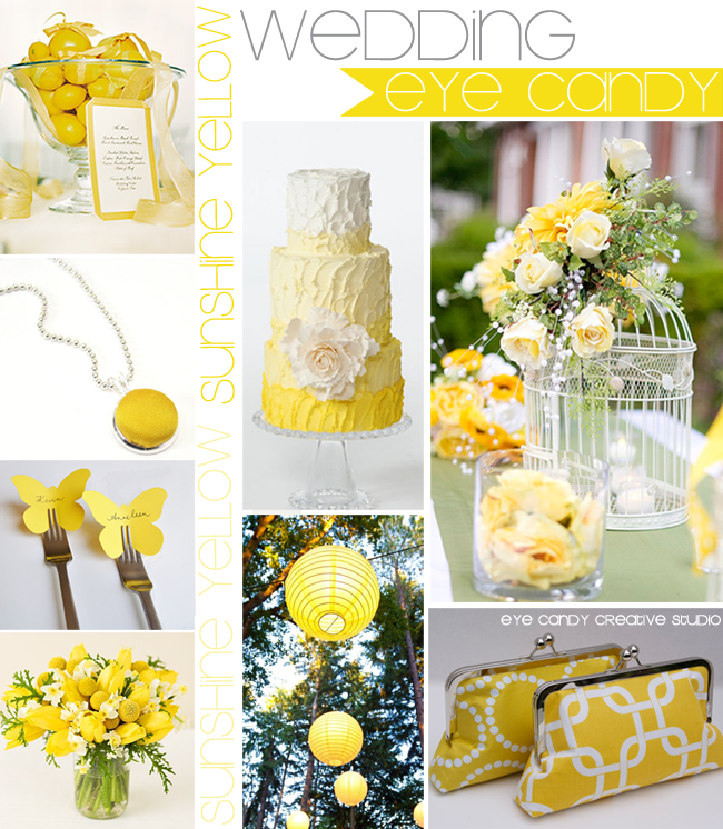 Eye Candy Creative Studio: WEDDING :: Sunshine Yellow Inspiration Board