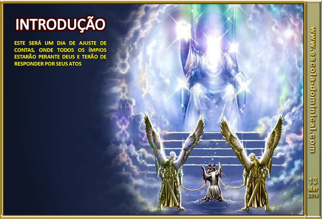 Adalia Helena: Slides: Lição 11 - O Juízo Final