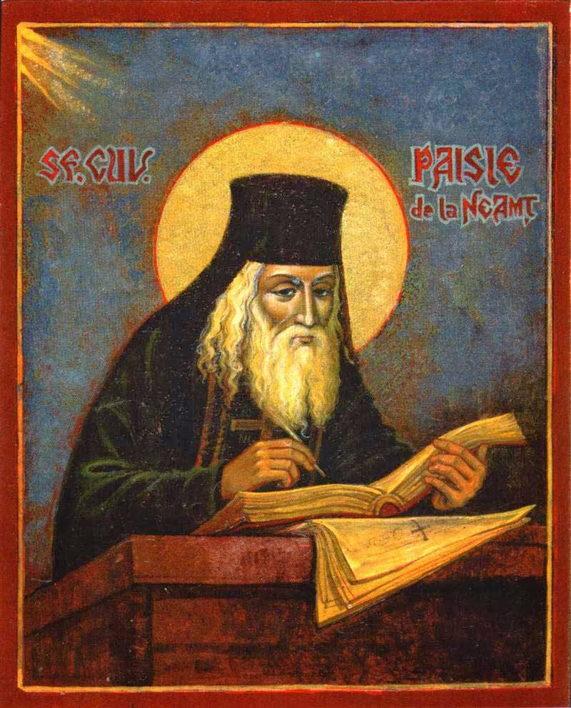 Venerable Paisius (Velichkovsky) of Moldavia and Mt. Athos (1794 ...