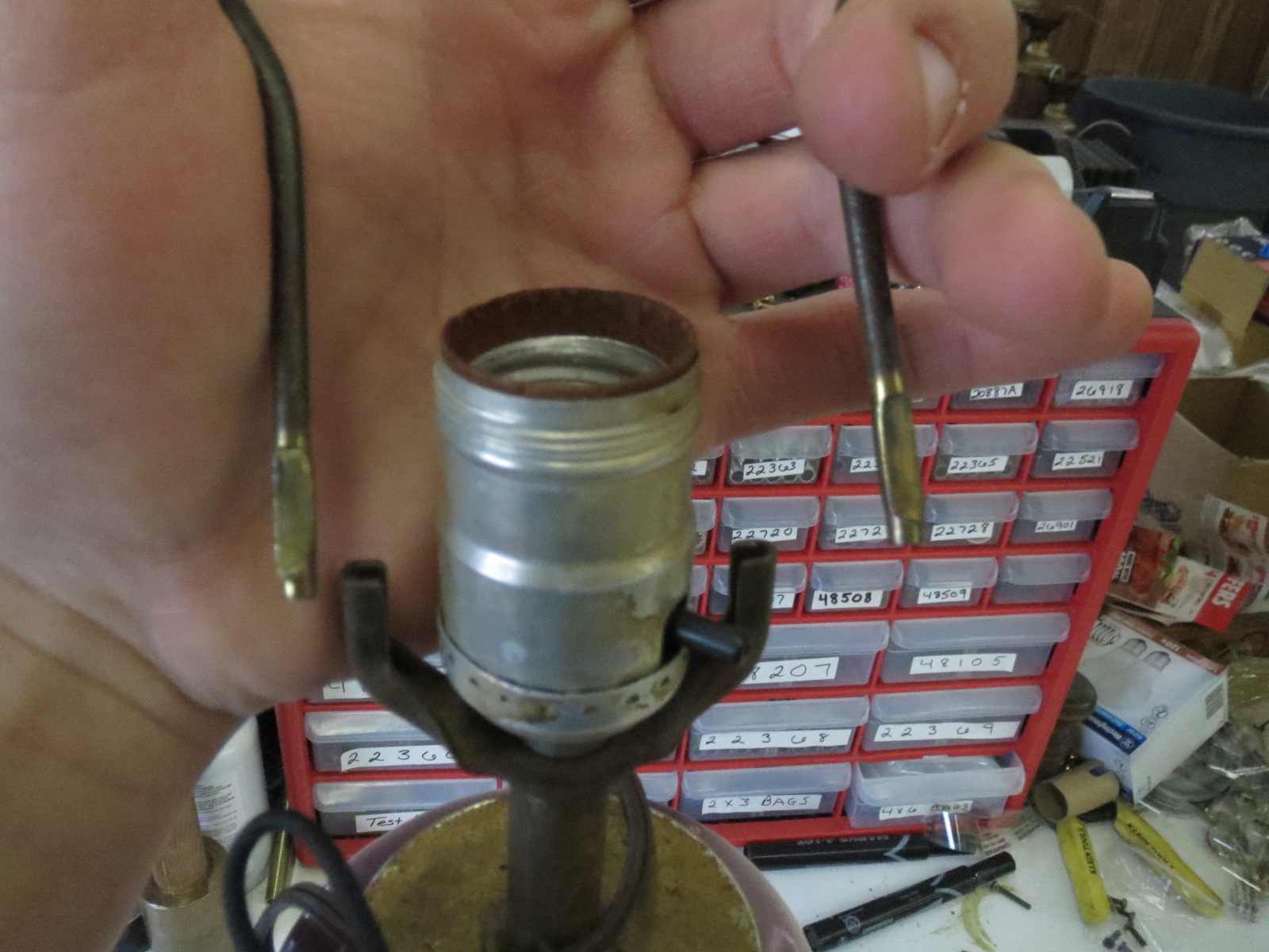 Lamp Parts and Repair | Lamp Doctor: Porcelain Table Lamp Socket Repair