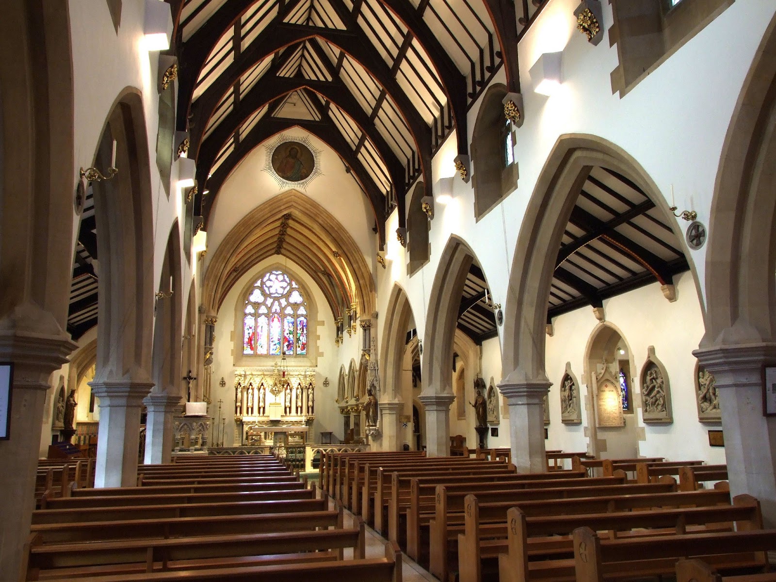 Victorian Churches: 9 - Gilbert Blount: St Peter RC church Gloucester ...