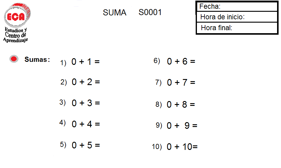 VALENTINA MANDIETA V: SUMA CON UN DÍGITO