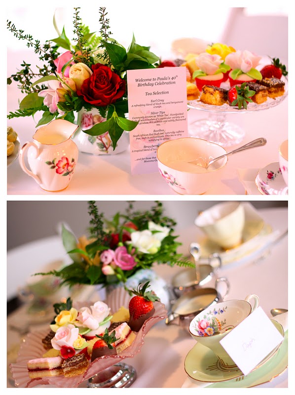 Sweet Art Cakes by Milbreé Moments: Rose-themed high tea party