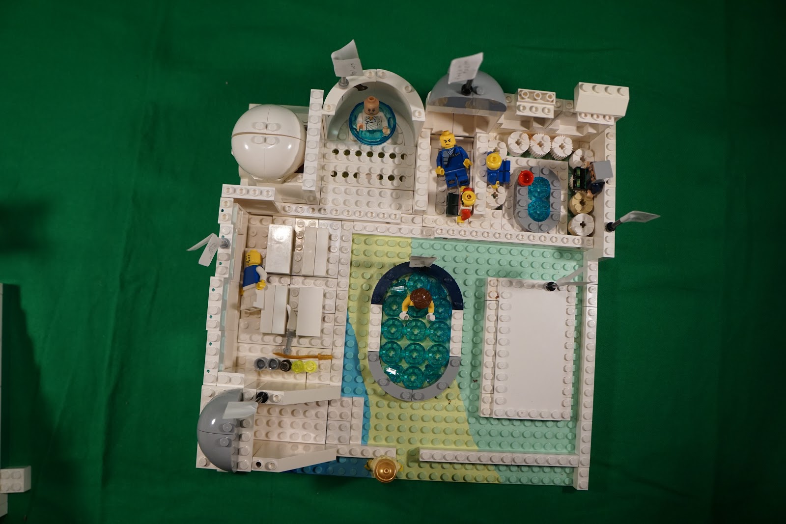 Roman bathhouse - Lego model