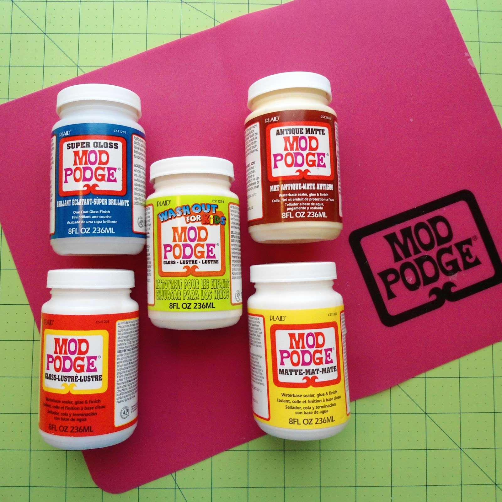 Easy Custom Keychain Using NEW Podgeable Acrylic Shapes from Mod Podge